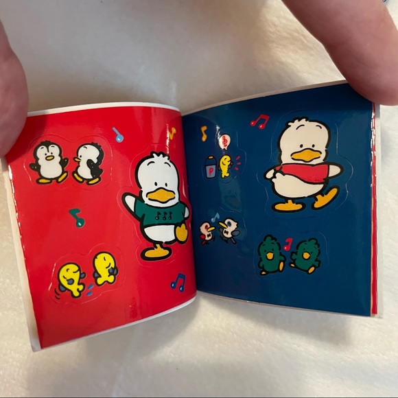 Sanrio | Toys | Vintage Sanrio Pekkle Duck Mini Sticker Book And ...